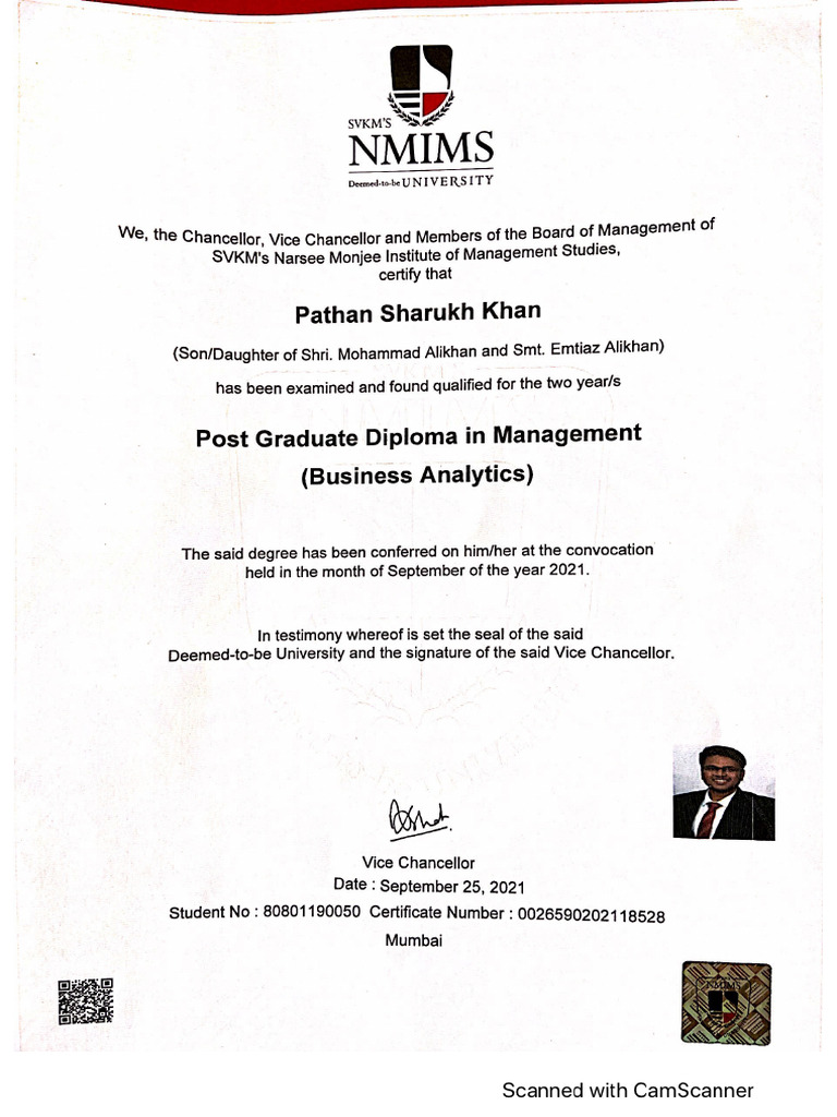 A61fba881029bf Nmims | PDF