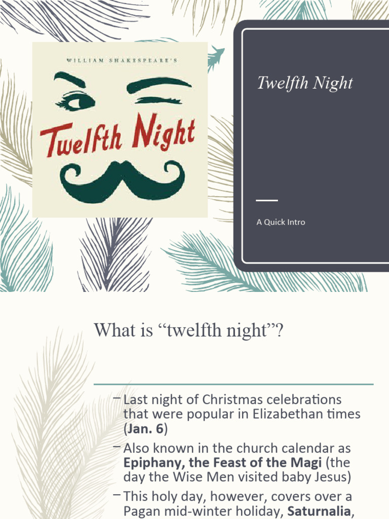 Twelfth Night PPT | PDF | Twelfth Night
