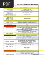 Ay 24-25 Cie-Edexcel Igcse May-June 2025 Examination Timetable | PDF ...