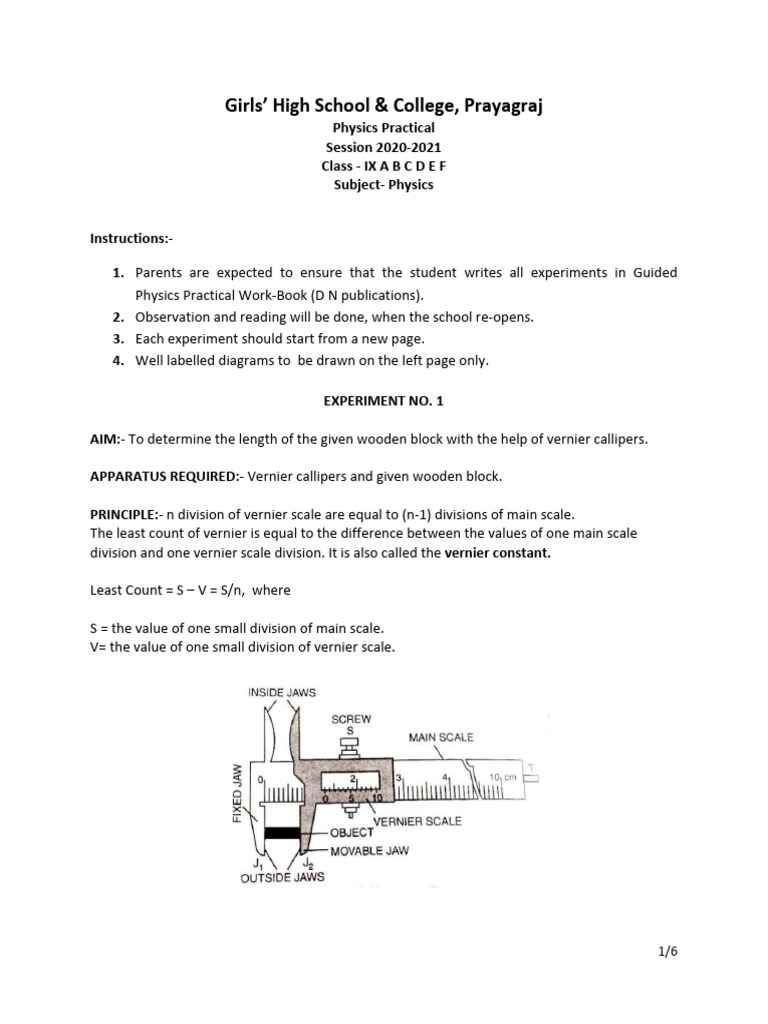 physics-Practical-Class-9 | PDF | Pendulum | Mechanics