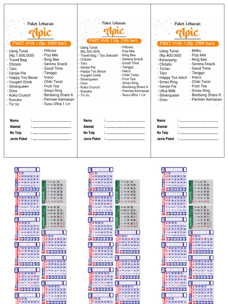 Paket Sembako Lebaran | PDF