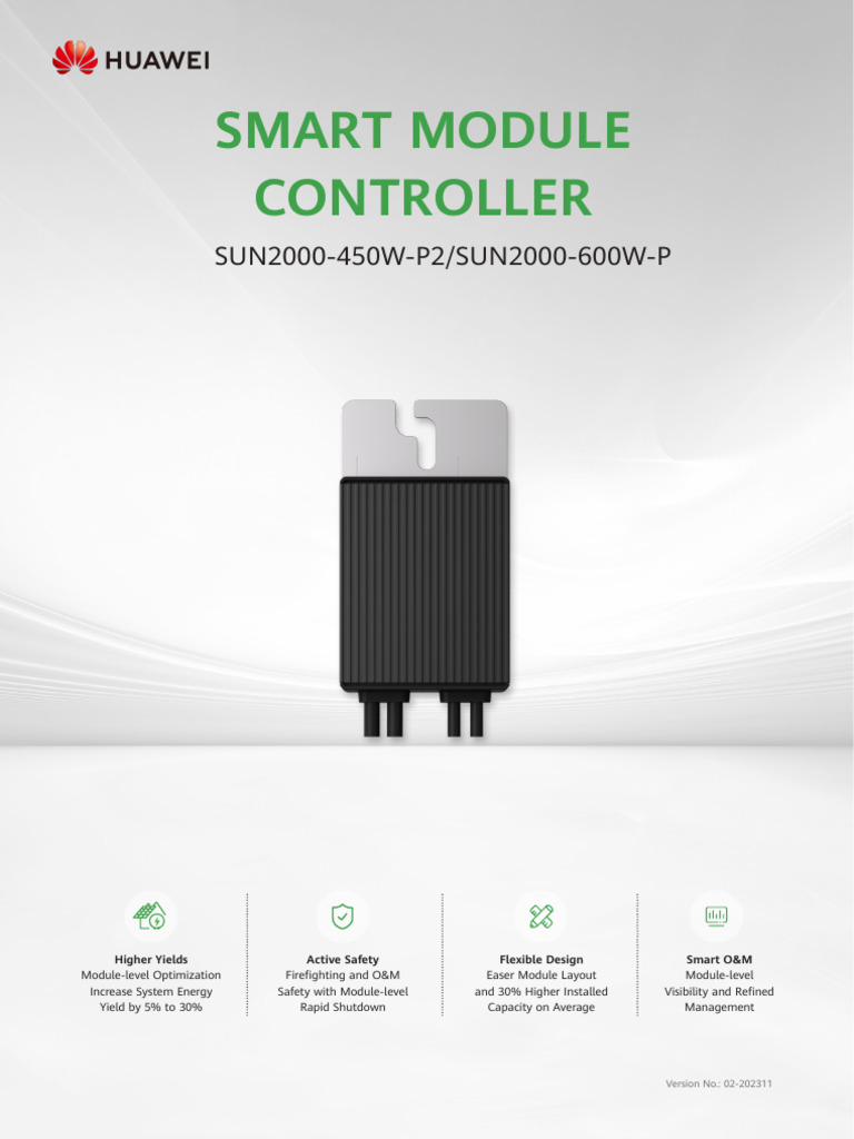 Smart Module Controller: SUN2000-450W-P2/SUN2000-600W-P | Download Free ...