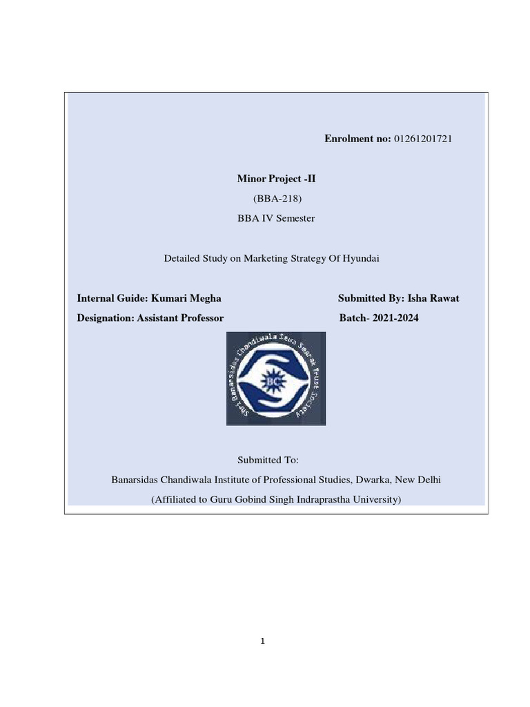 Isha Rawat Minor Project | PDF | Hybrid Electric Vehicle | Automotive Industry