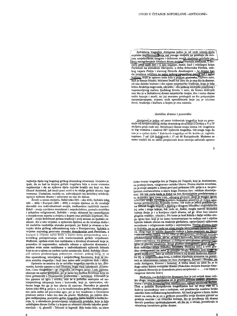 Sofokle - Antigona | PDF