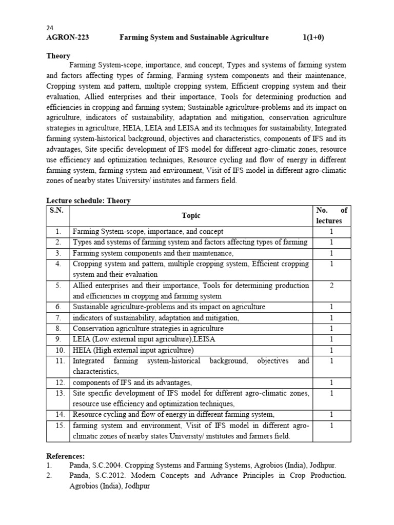 Farming System And Sustainable Agriculture Pdf Agriculture