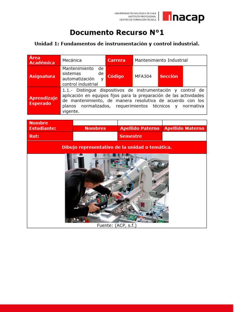 Mfa304 U1 DR1 | PDF | Par termoeléctrico | Sensor