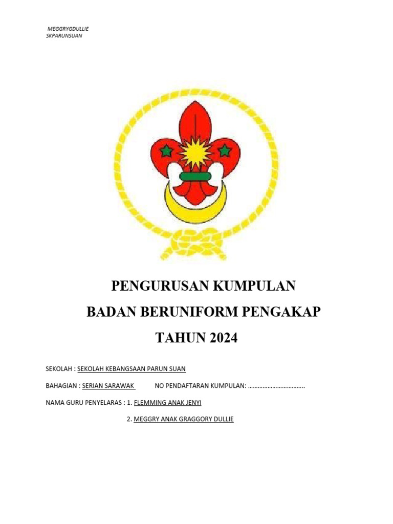 Cover Depan Fail Pengakap 2024 | PDF