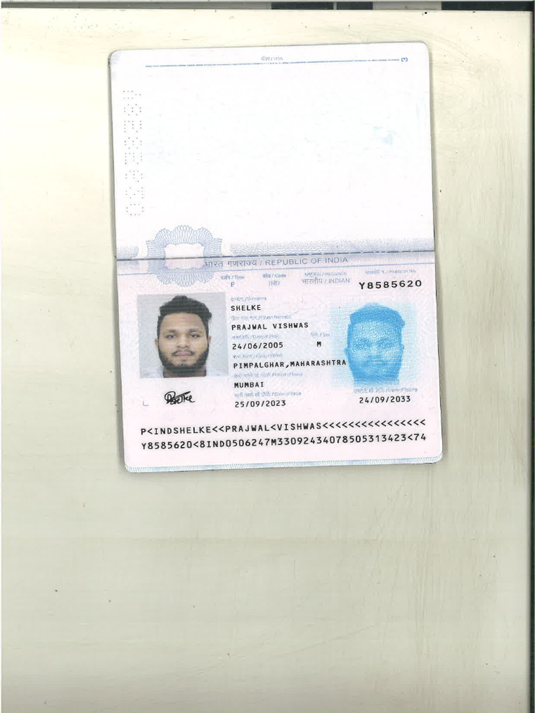 Passport scan | PDF