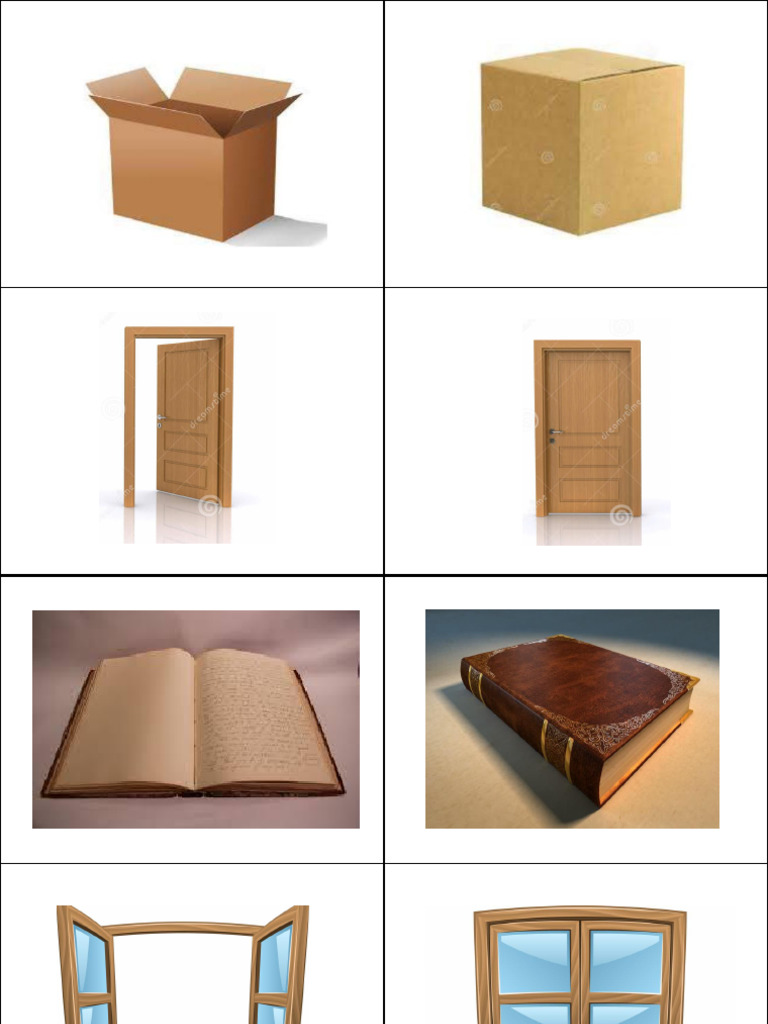 Adjectives (Open and Close) | PDF