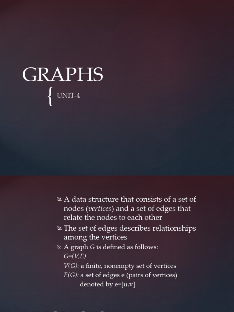 Unit-4 and 6 Mse-2 Updated by Aishwarya Anand | Download Free PDF | Vertex (Graph Theory ...