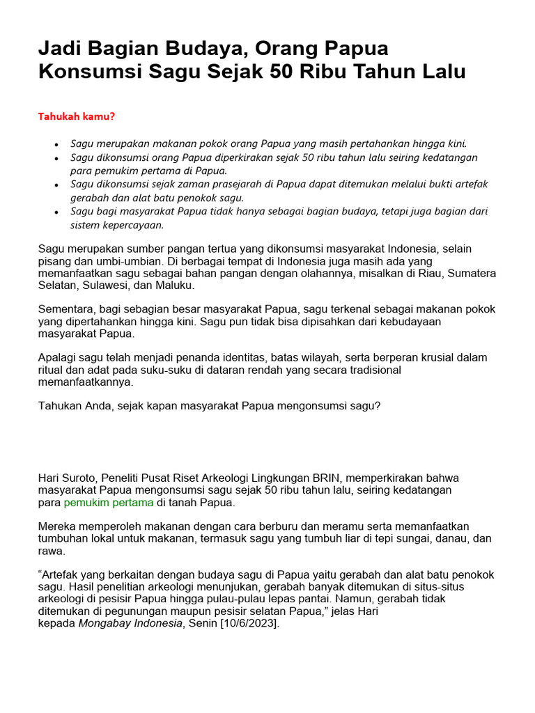 Sagu Bakar | PDF | Teknologi & Rekayasa