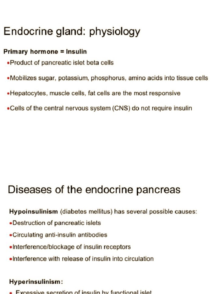 Endocrine System Tests | PDF