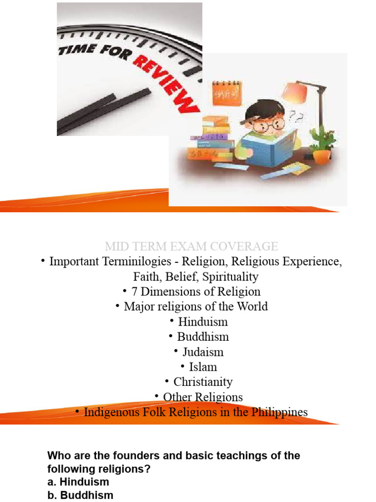 Midterm Exam Review | PDF | Faith | Propositional Attitudes