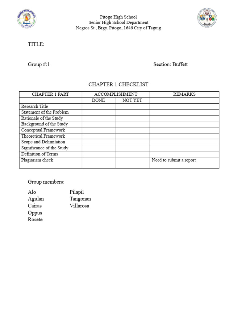 11-BUFFETT-Chapter 1 Checklist | PDF | Human Communication
