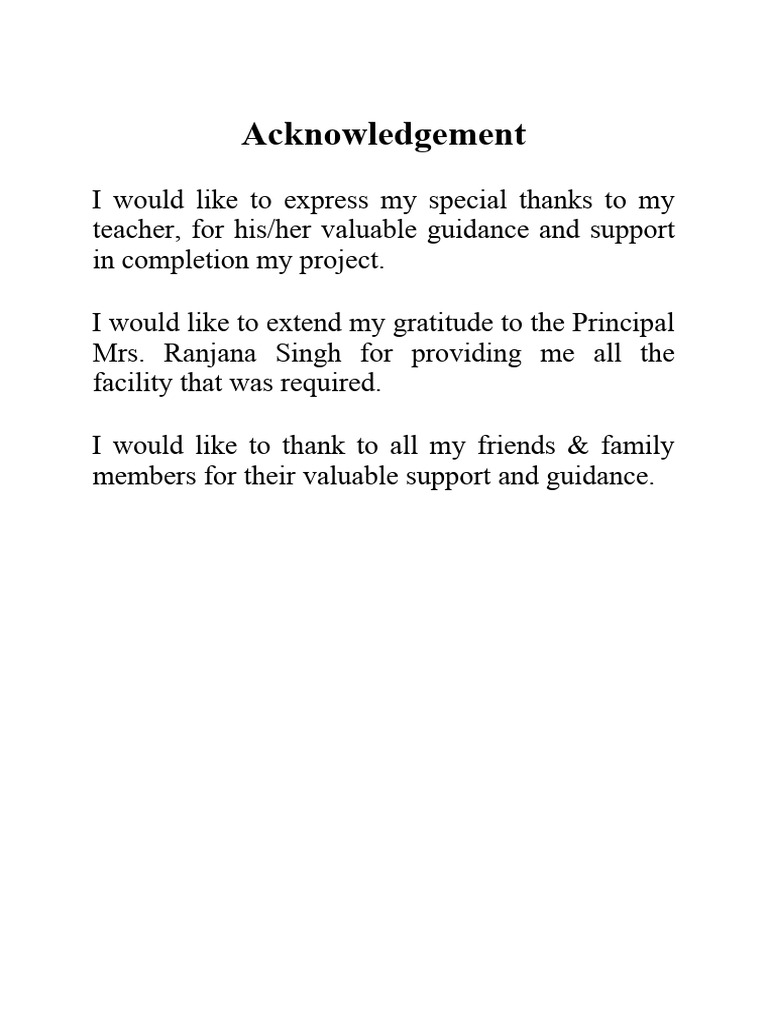 Acknowledgement 4 | PDF