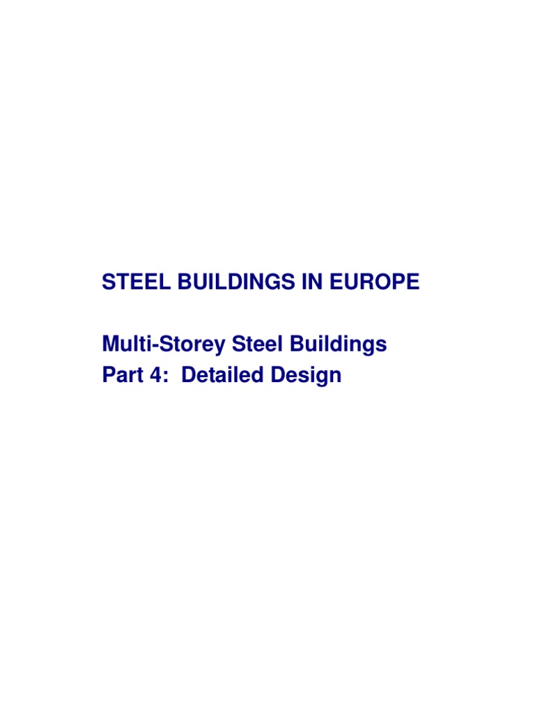 !multi Storey Steel Building | PDF | Beam (Structure) | Column