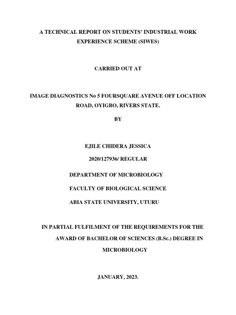 Jessica IT 1 REport | Download Free PDF | White Blood Cell | Blood Type