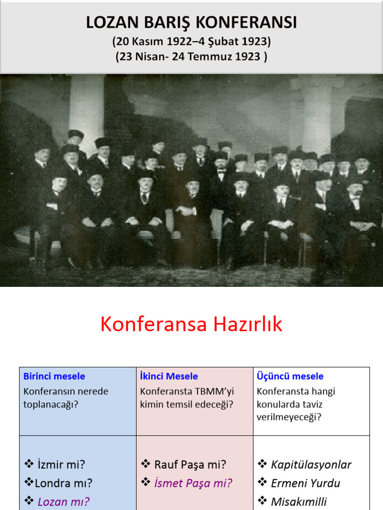 lozan antlaşması | PDF