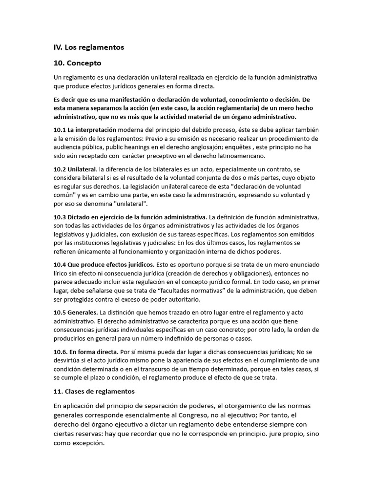 Iv Los Reglamentos Dº Administrativo | PDF | Regulación | Ejecutivo ...