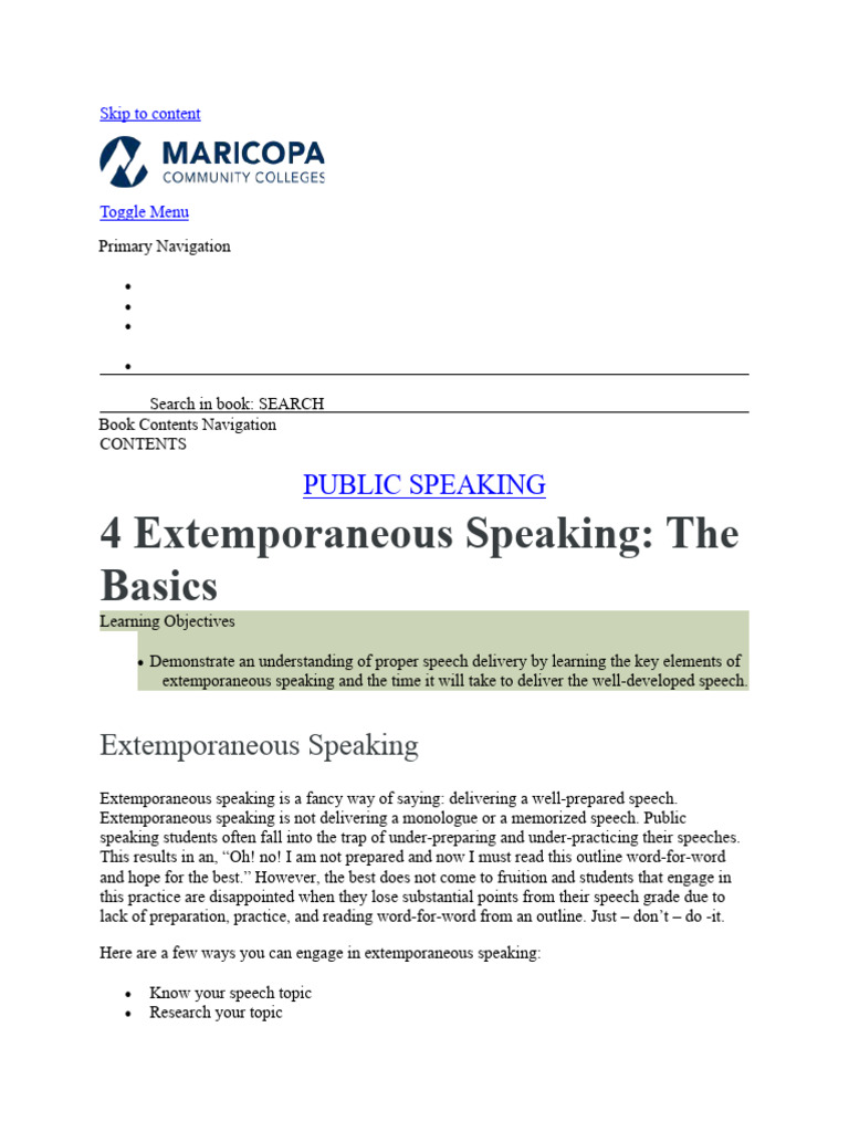 What Is Extempo | PDF | Public Speaking | Human Communication