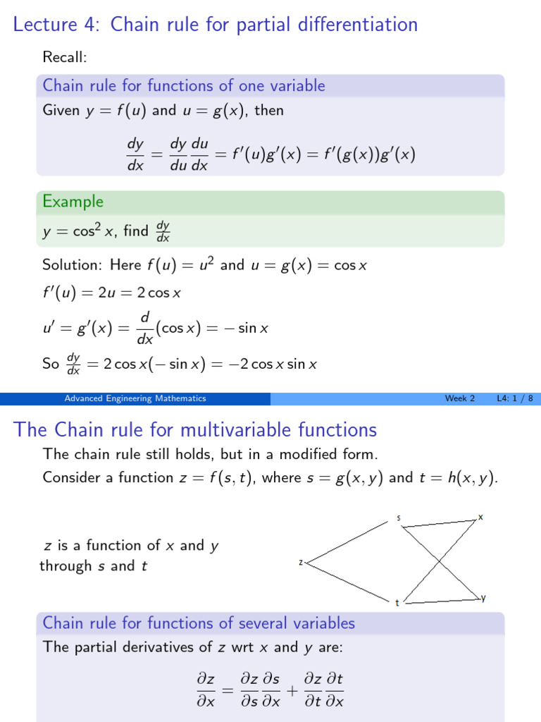 MATH283 L04 Wk2 Web | PDF | Derivative | Function (Mathematics)