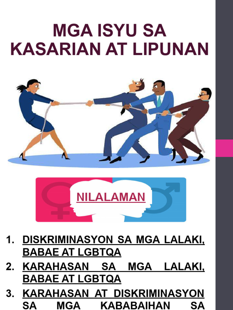 Isyu Sa Kasarian | PDF