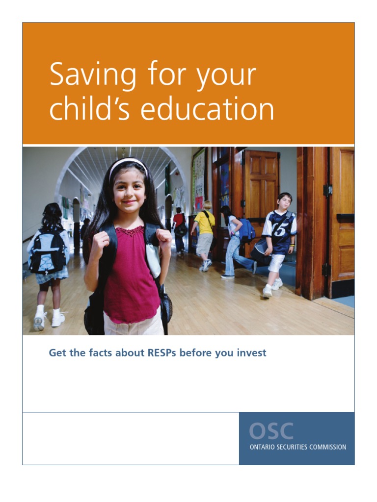 RESP Child Education | PDF | Mutual Funds | Investing