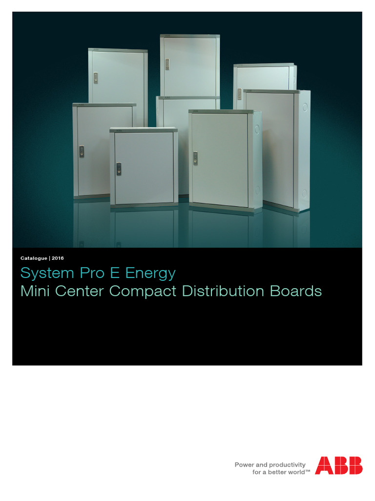 ABB Mini Center Catalogue | PDF | Electrical Engineering | Electricity