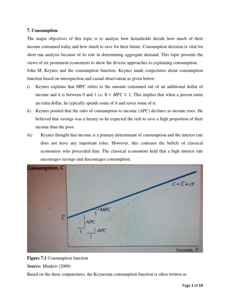 Consumption | Download Free PDF | Consumption (Economics) | Microeconomics