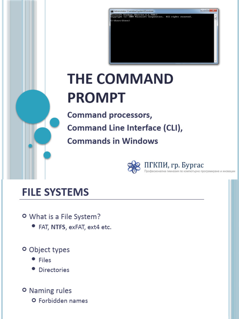 The Command Prompt in Windows | PDF | Command Line Interface ...