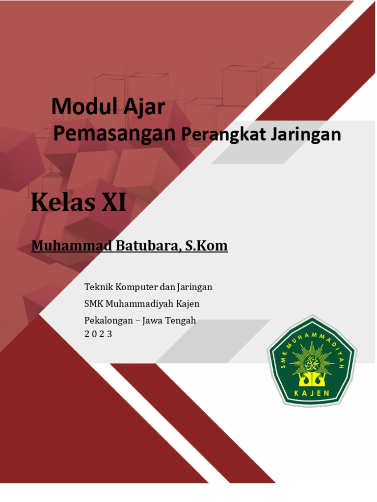 MODUL AJAR TKJ - Pemasangan Perangkat Jaringan | PDF