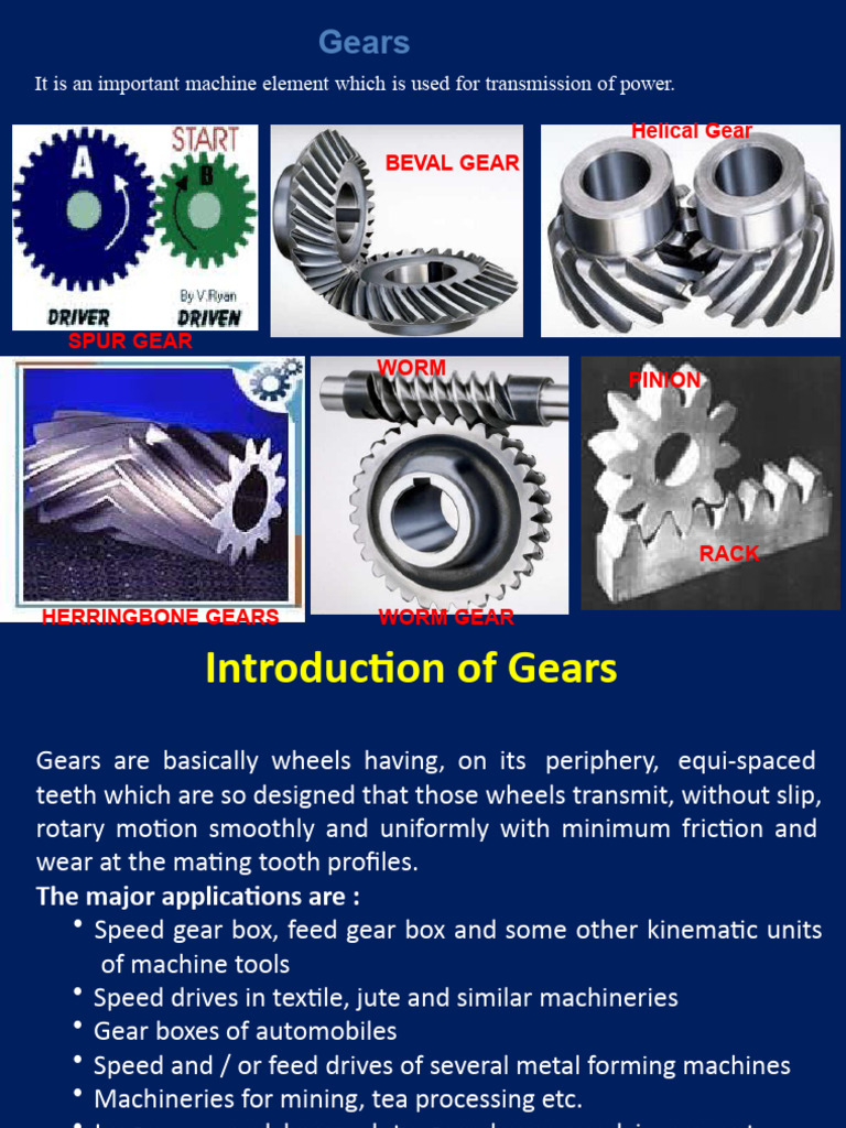 Gear Manufacturing Processes Overview | PDF | Gear | Machining
