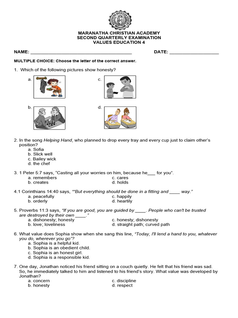 Esp 4 - 2ND Quarter | PDF