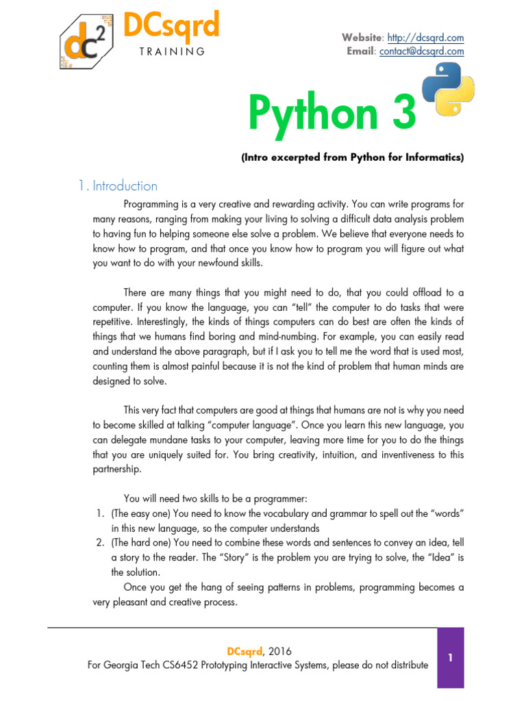 Python Handout cs6452 | PDF | Class (Computer Programming) | Anonymous ... Python Handout cs6452 | PDF | Class (Computer Programming) | Anonymous ...