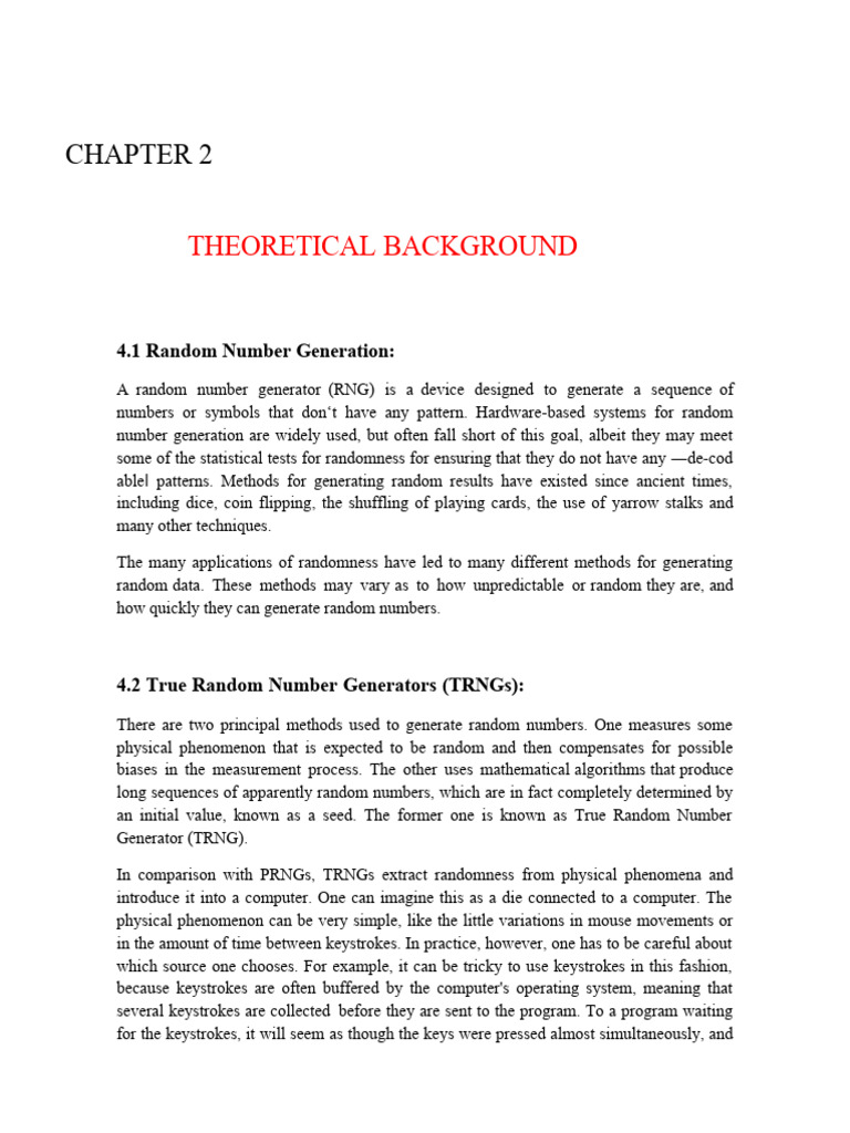 Report Chap2 | PDF | Randomness | Probability Theory