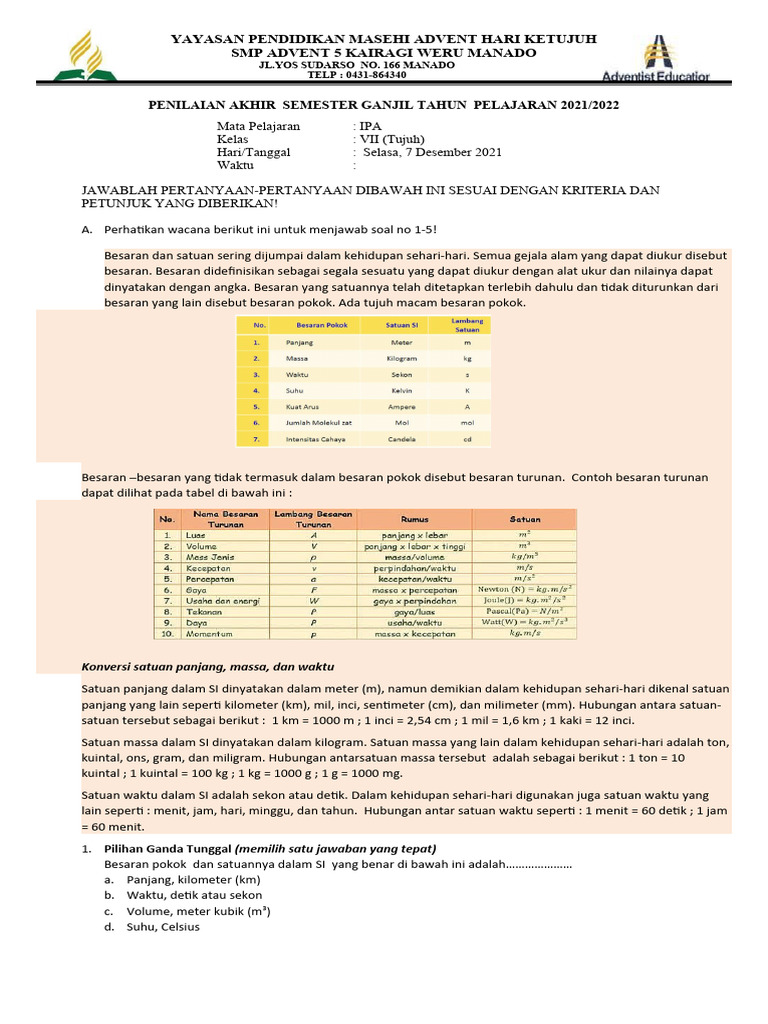 IPA 7 2021-2022 | PDF