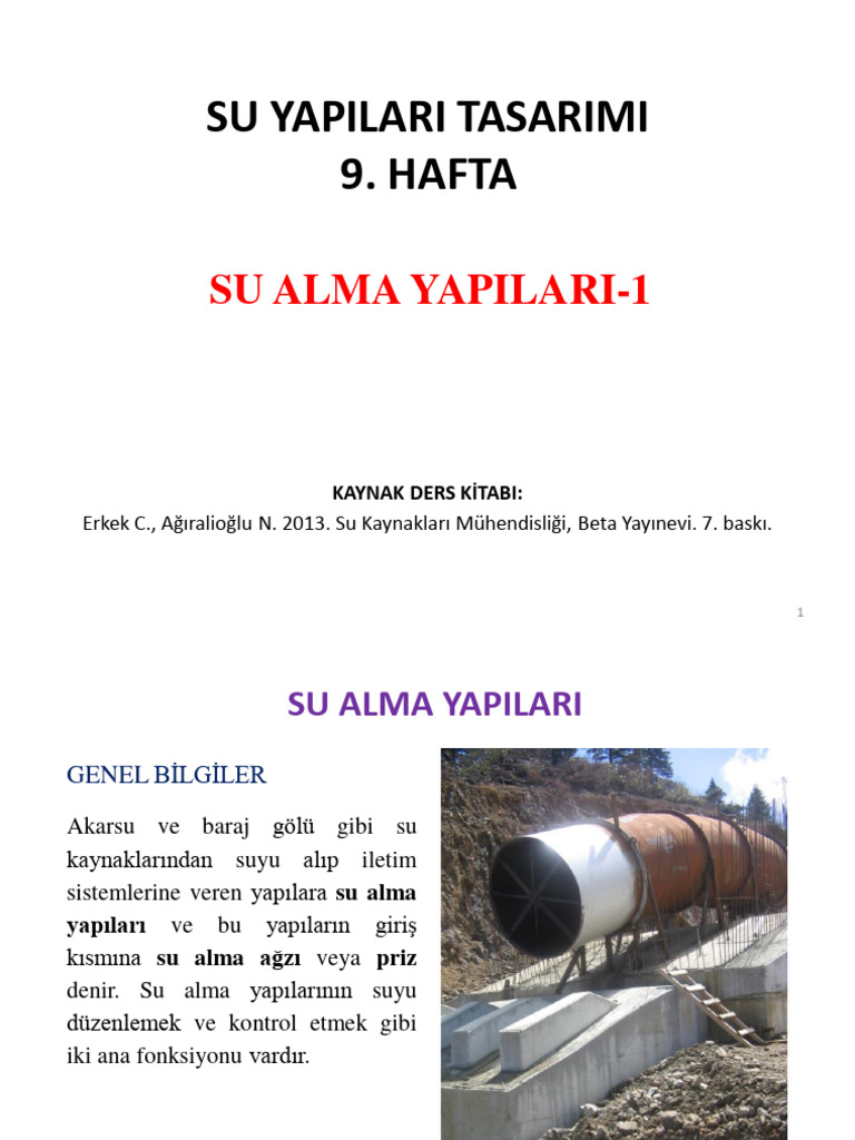 Su Yapilari 9 Hafta | PDF