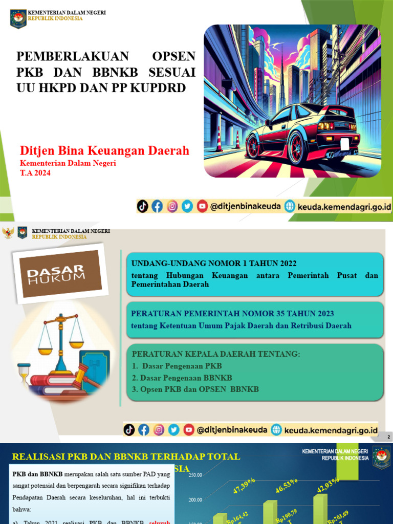 Bahan Opsen PKB Dan BBNKB | PDF