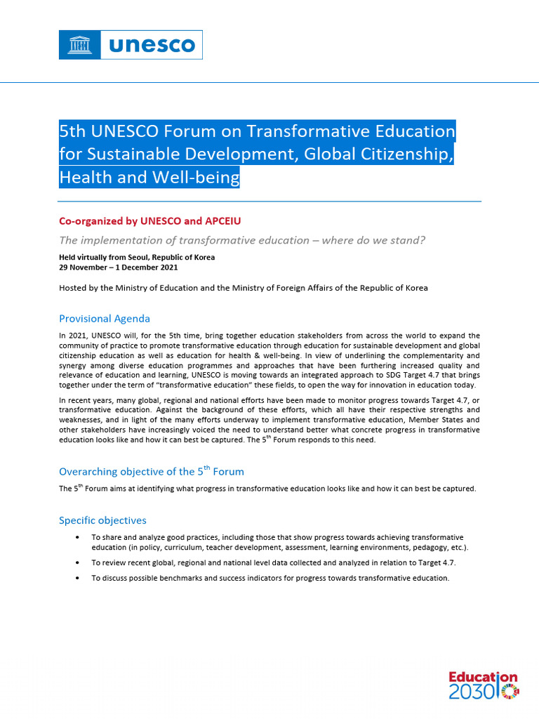 ENG - 5th Forum - Programme | PDF