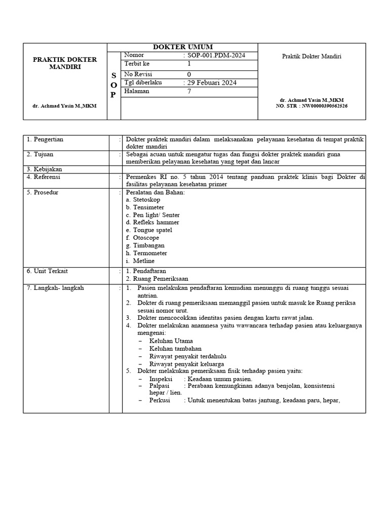 Sop Feedback QR Code | PDF