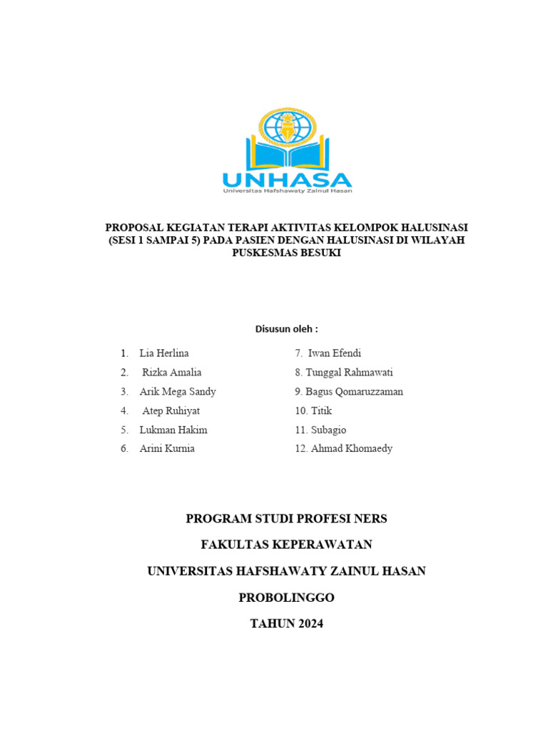 Proposal-Tak-Halusinasi (Wilayah Barat) | PDF | Karier & Perkembangan