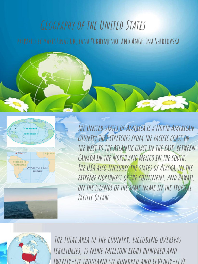 Geography of The United States | PDF | Drainage Basin | Oceanic Climate
