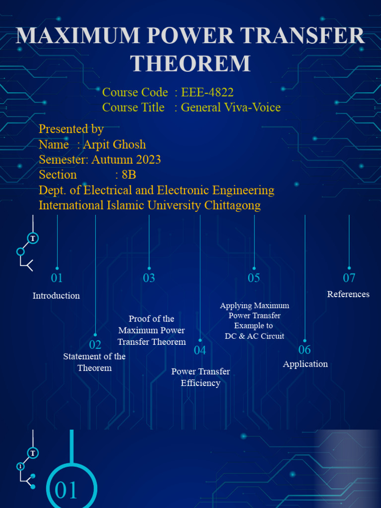 Maximum Power Transfer Theorem Explained | PDF | Electrical Engineering ...