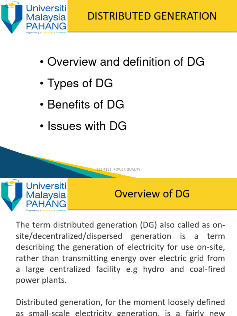 Chapter 7 Distributed Generation | PDF | Distributed Generation | Electrical Grid