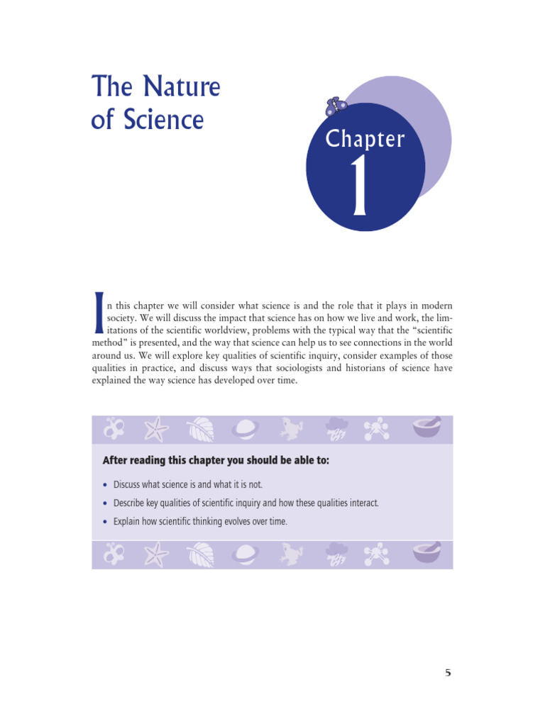 Nature of Science | PDF | Science | Theory