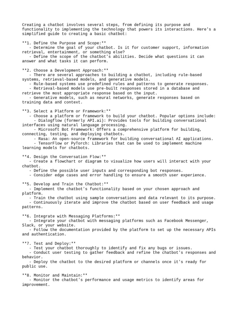 Chat Bot | PDF | Software | Computing