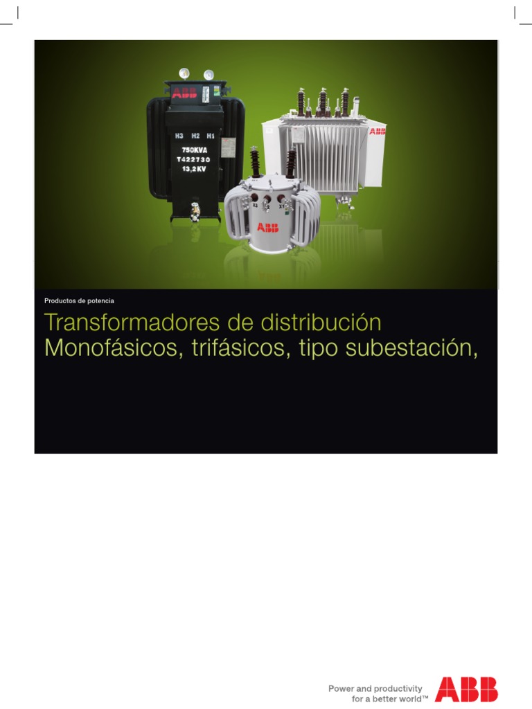 Catalogo Transformadores | PDF | Transformador | Calidad (comercial)