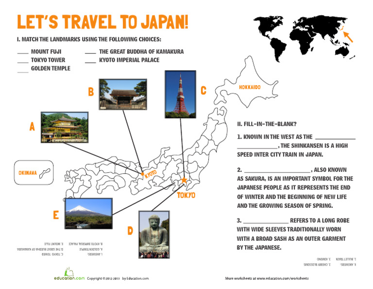 japan-landmarks | PDF | Softlines (Retail) | Japan