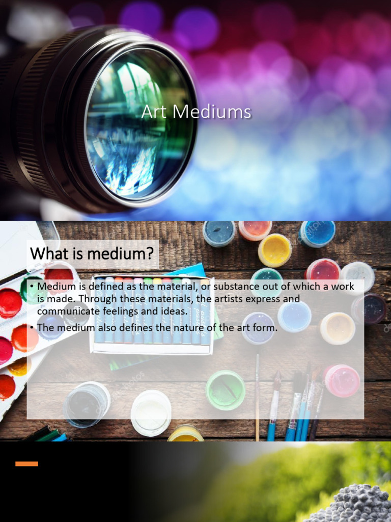 Mediums Used in Arts | PDF | Plaster | Paintings