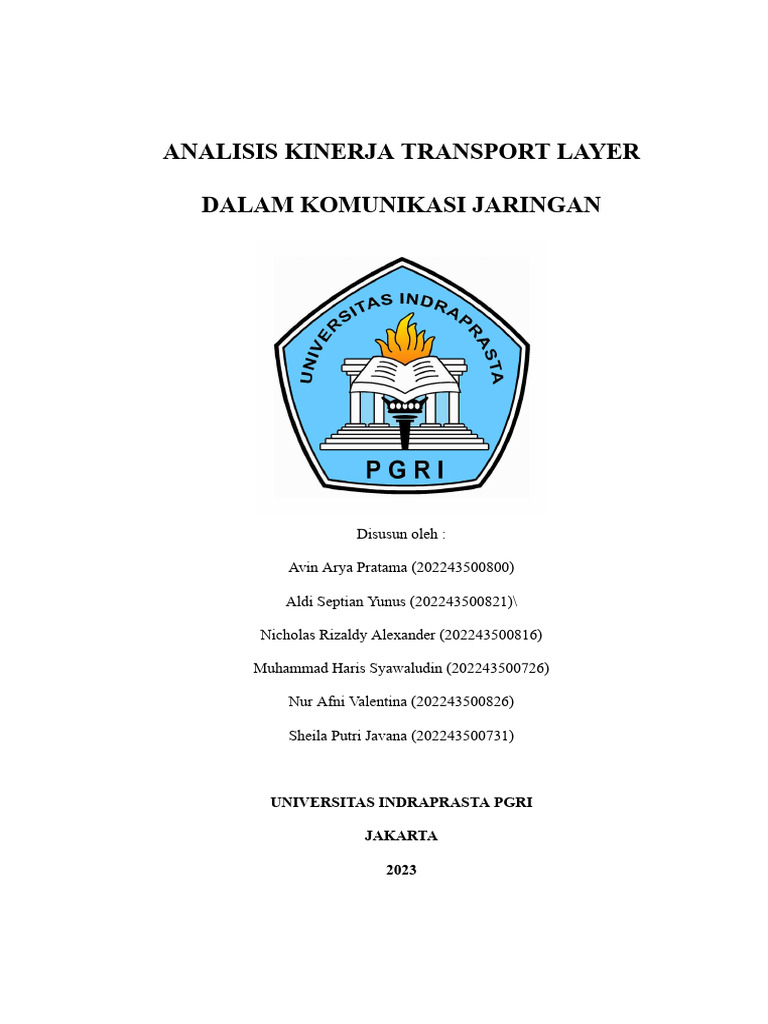 Transport Layer - Kelompok 4 Jarkom | PDF